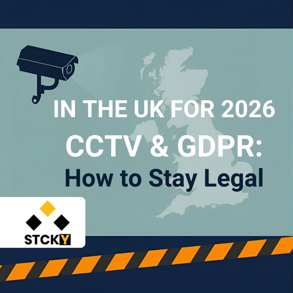 CCTV Signage & GDPR: How to Stay Legal in the UK for 2026 – Stcky